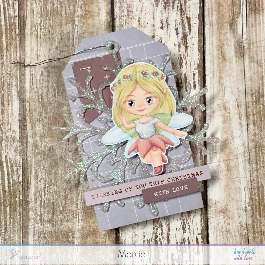 Christmas Fairy Ornament Tag with beat.paper – The Frolicking Fairy (and The Farting Gnome)