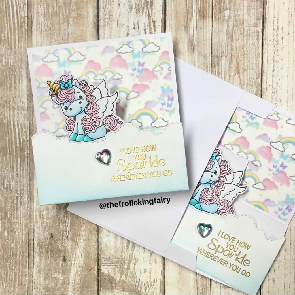 You Sparkle Unicorn Fun Fold Cards – The Frolicking Fairy (and The ...